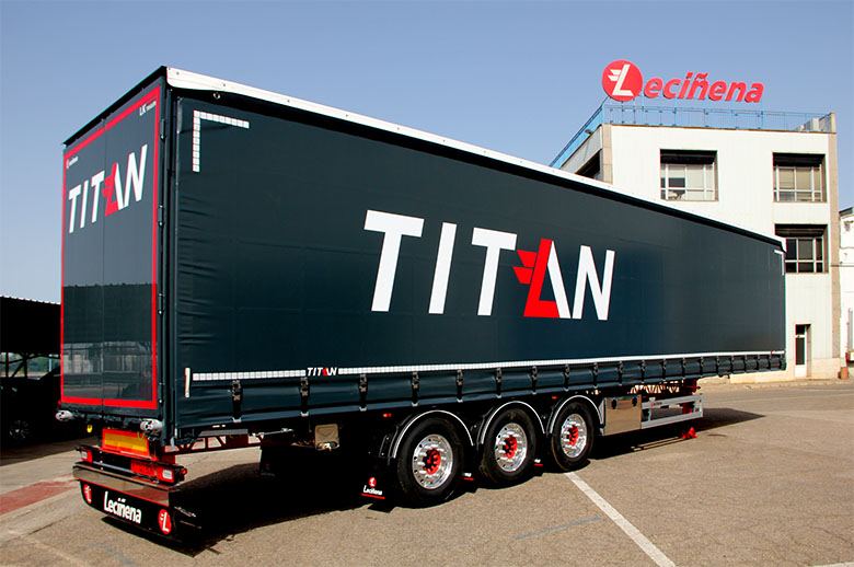 Leciñena presenta Titán, su nuevo semirremolque - Transporte Profesional