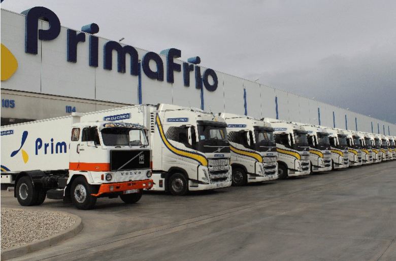 La colaboración entre Grupo Primafrio y Volvo supera los 800 camiones ...