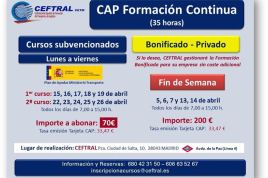 Cursos CAP de CEFTRAL para abril - Transporte Profesional