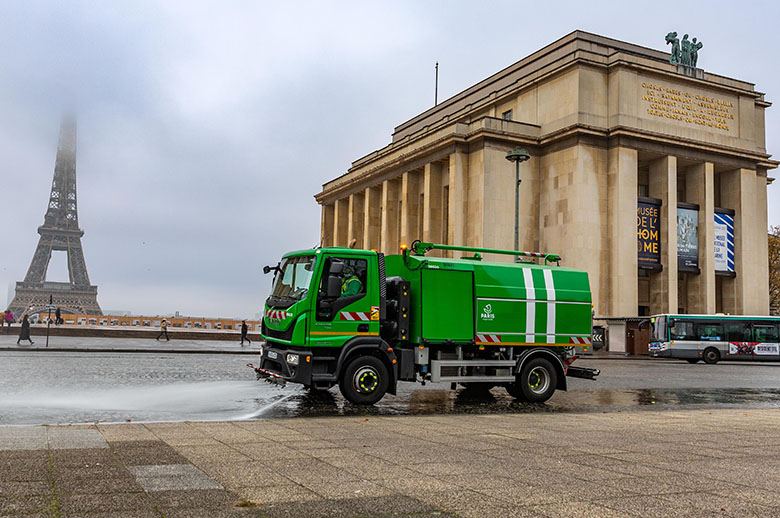 Camiones de limpieza equipados con transmisión Allison para París ...
