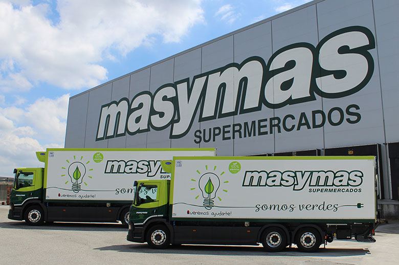 Supermercados masymas incorpora dos camiones eléctricos Scania ...